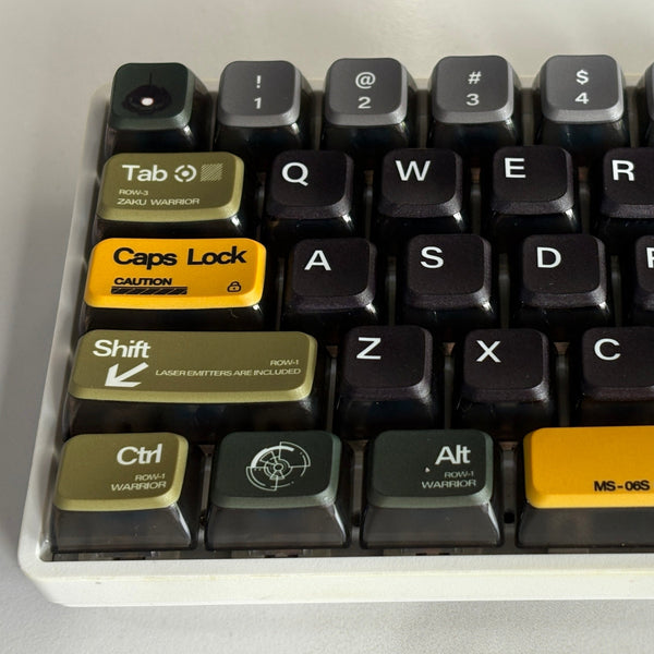 Gundam Zaku Green Storm Keycap | Typified