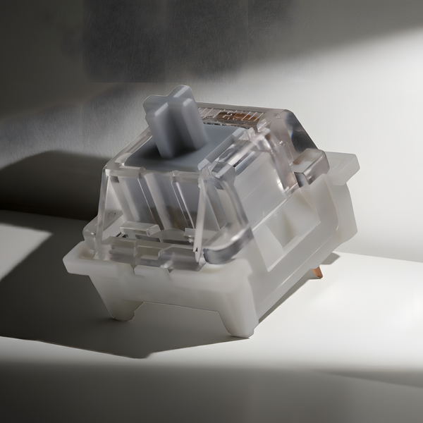 Outemu Silent Grey Switch — Silent Tactile | 50 gf | 3.3 mm | Typified